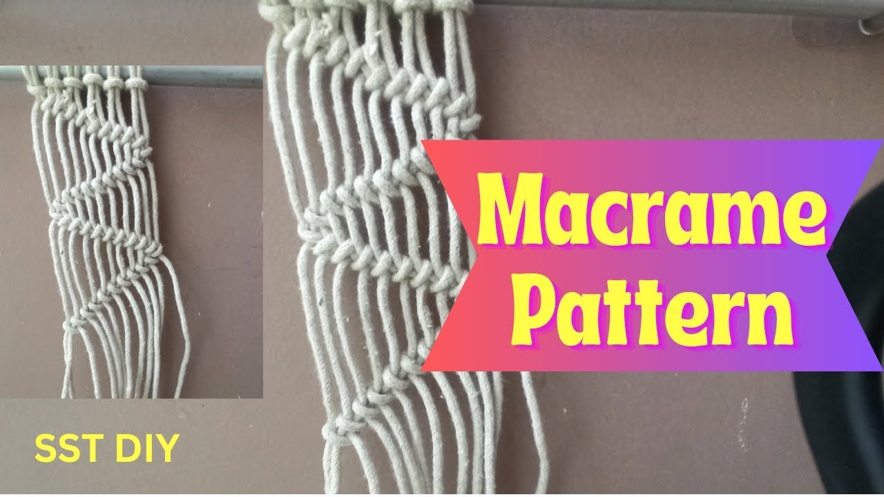 Macrame Pattern #videoyoutube #viralvideos #macramecreation #macramedesigns #macramedecor # ...