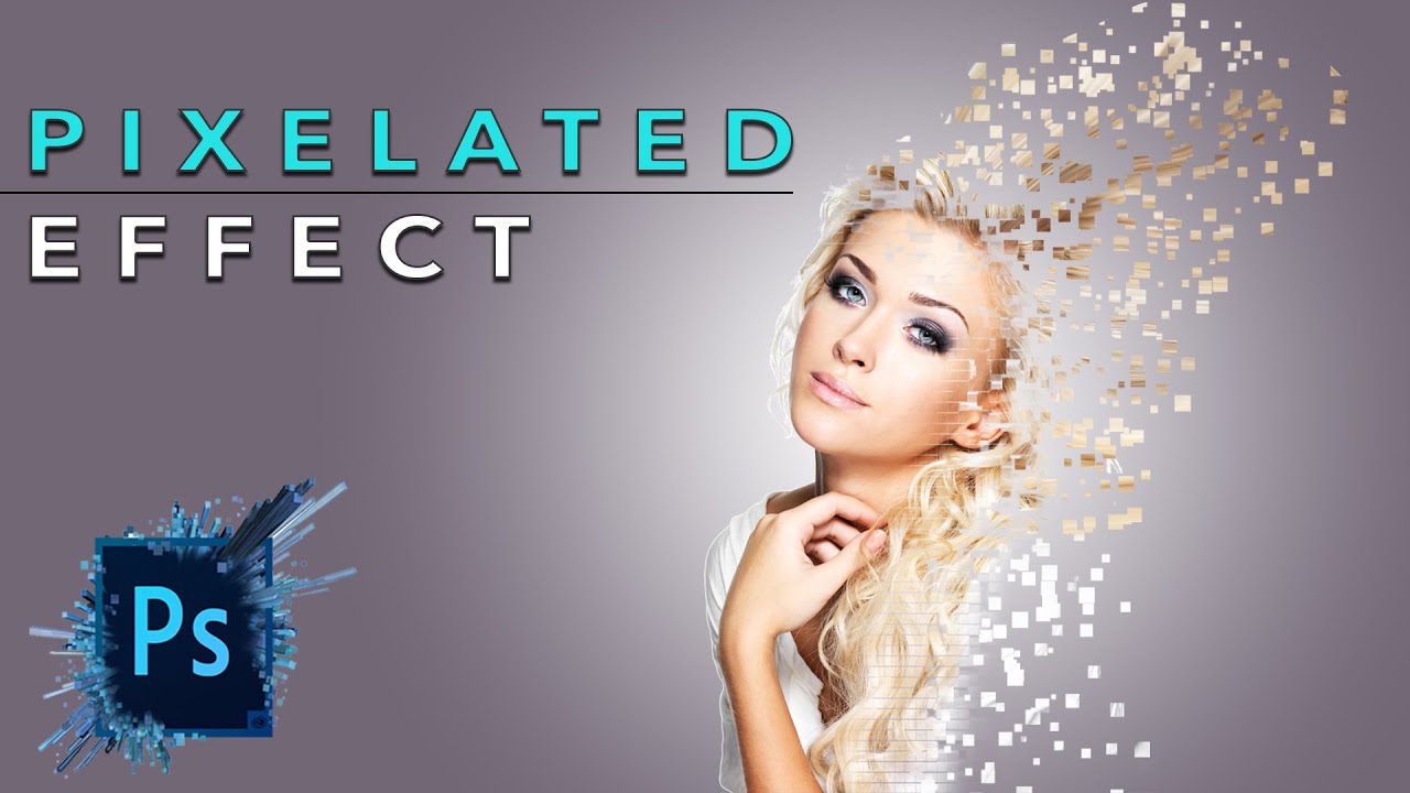 Pixelated Effect - Photoshop Tutorial - YouTube