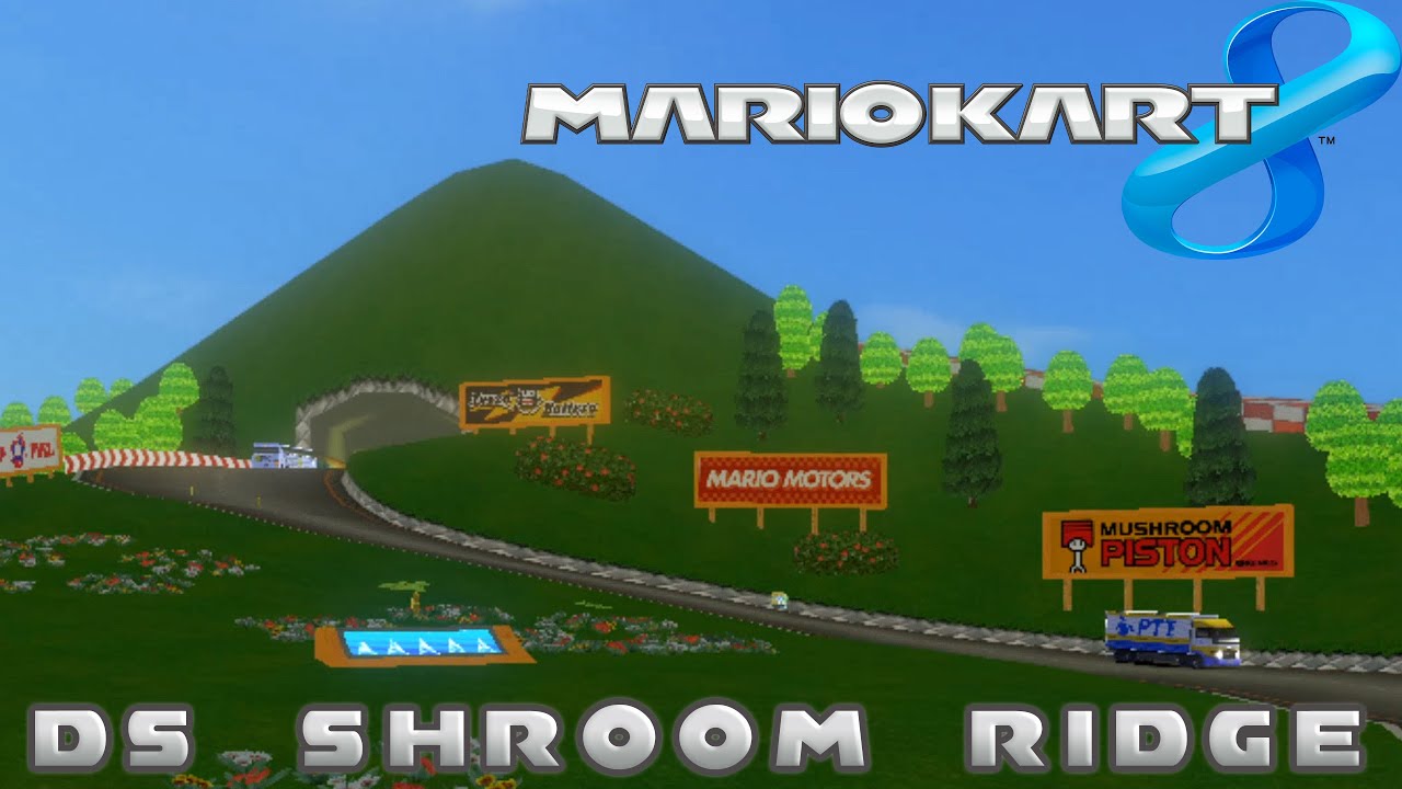Mario Kart 8 Ds Shroom Ridge - Mario Kart 8 custom tracks - YouTube