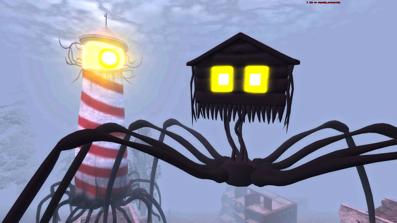 LIGHTHOUSE MONSTER vs HOUSE HEAD - YouTube