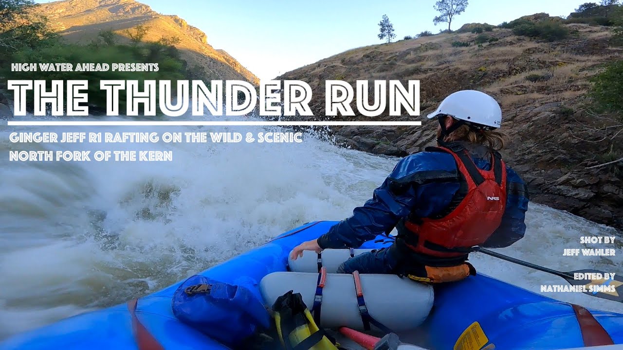 Ginger Jeff Wahler R1 on the Thunder Run ~ 2700 CFS Below Fairview ...