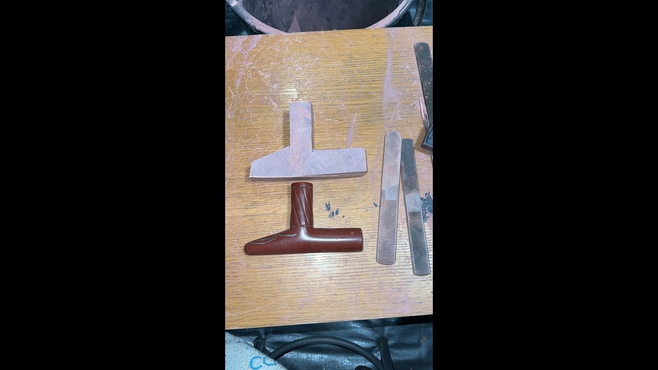 Carving a pipe out of Pipestone (Part 1) - YouTube