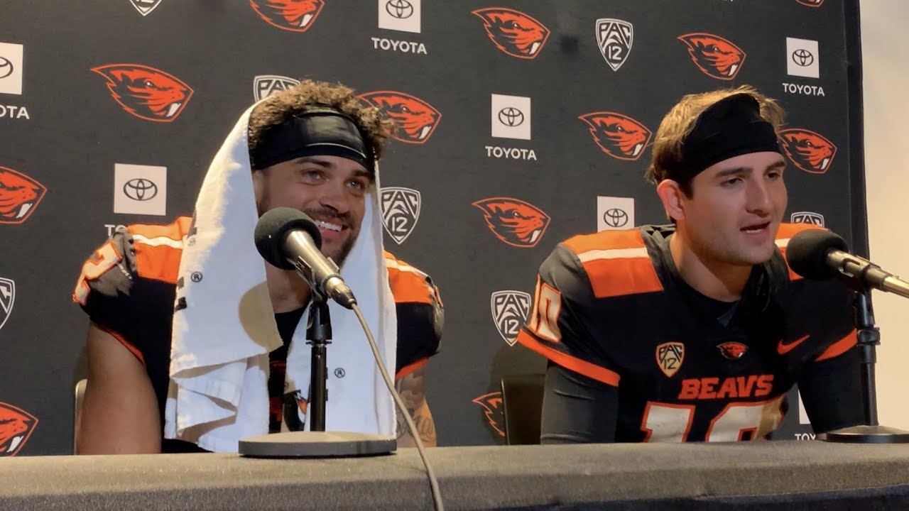 Postgame Press Conference: Oregon State 68, Montana State 28 - YouTube
