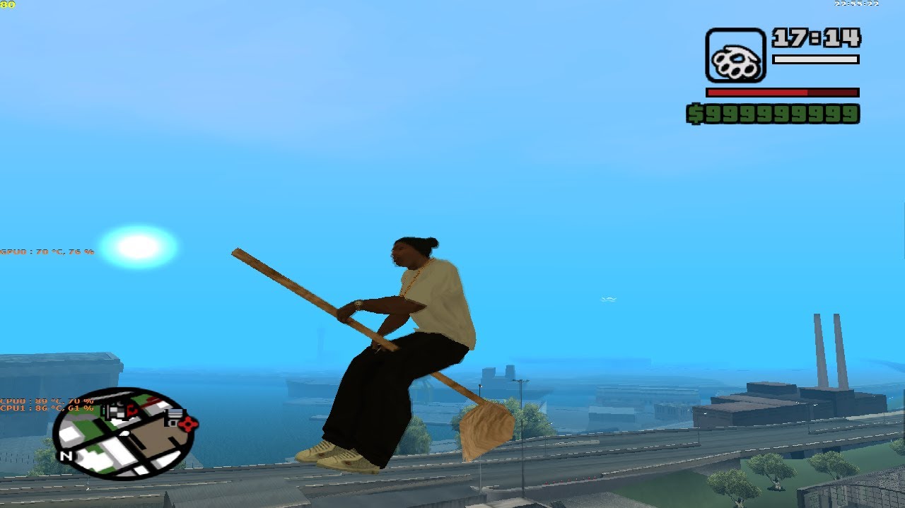 FLYING MOP in GTA San Andreas +[DOWNLOAD LINK] - YouTube
