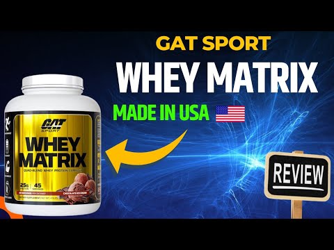 GAT SPORT WHEY MATRIX MADE IN USA 🇺🇸 | GAT SPORT WHEY MATRIX REVIEW ...
