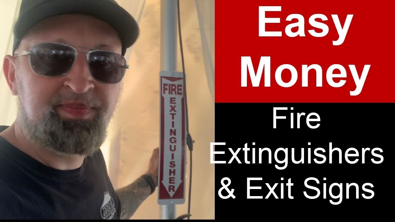 Fire Extinguishers and Exit Signs - Easy Money - YouTube