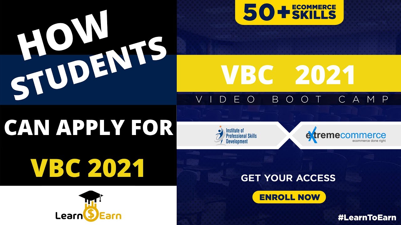 How students can apply for VBC (Video Boot Camp) Training 2021 ...
