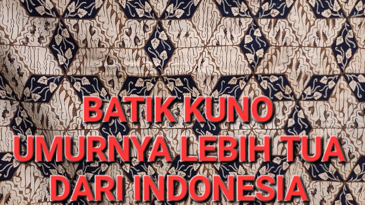 Pemeran batik kuno umurnya ada yang 98 tahun - YouTube