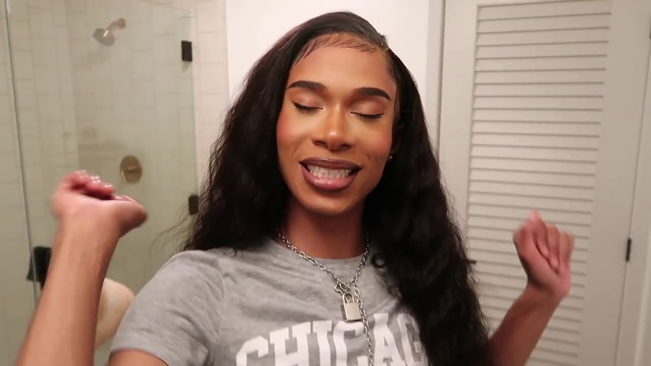 TOSSED NATURAL WAVE SIDE PART HAIR Ft. ViVi Babi With Alfred Lewis III ...