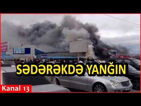 SƏDƏRƏKDƏ YANĞIN: Vətəndaşlar YANĞINI SÖNDÜRMƏYƏ ÇALIŞDI