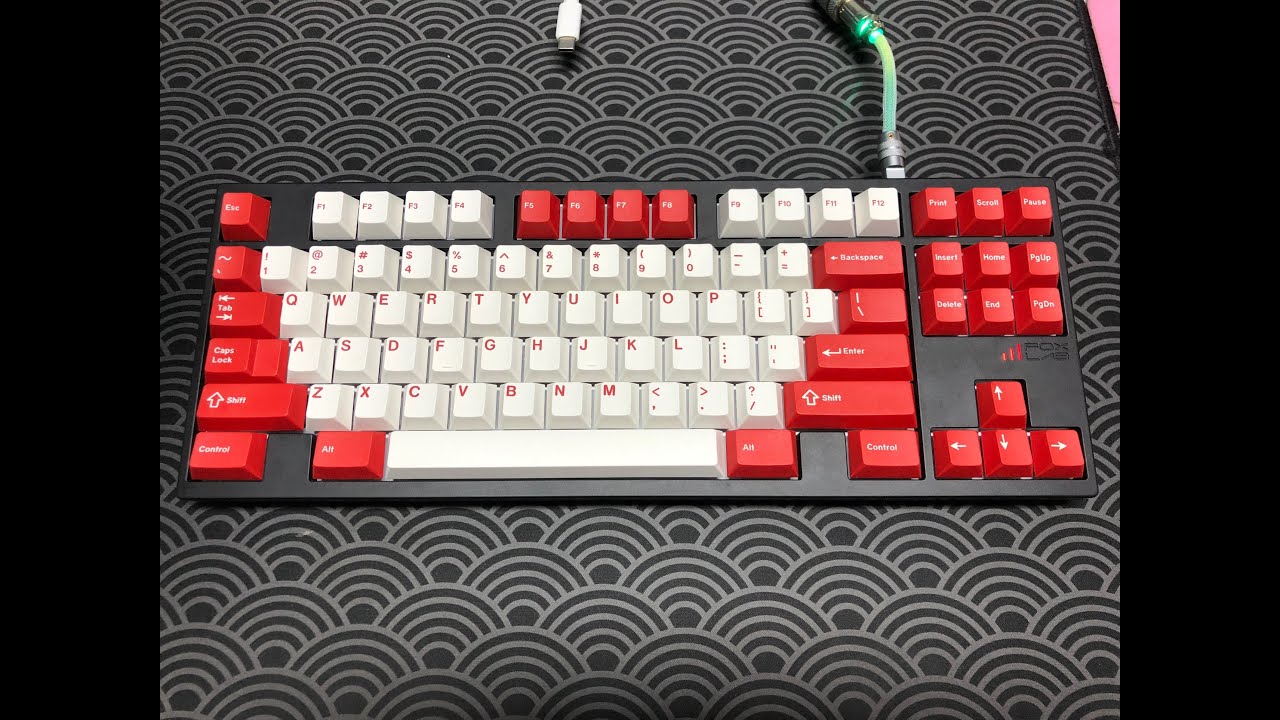 F80SE | Pure Berry Switch | Keyboard | ASMR - YouTube