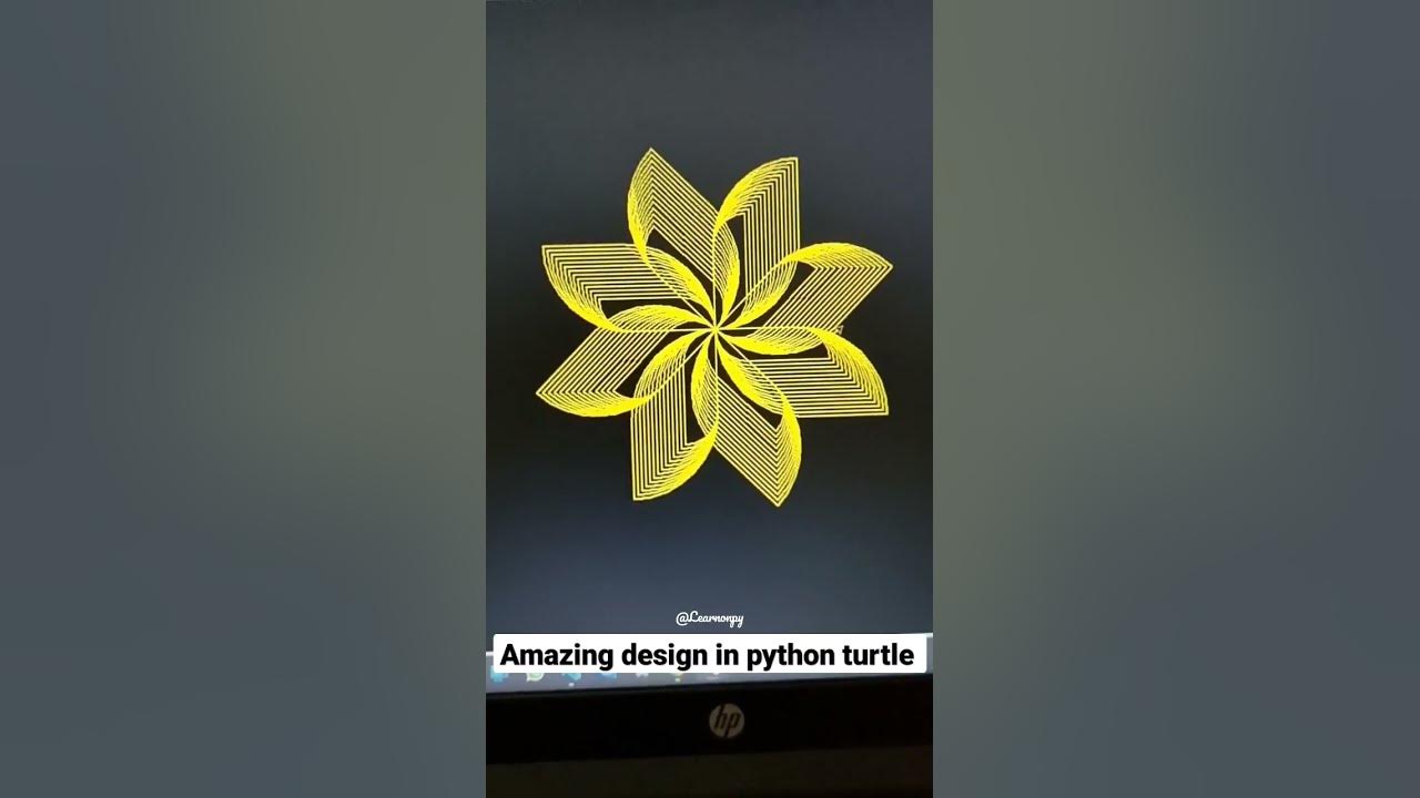 Python Turtle Graphics | Coding Video | Instagram Reels | Amazing design | - YouTube