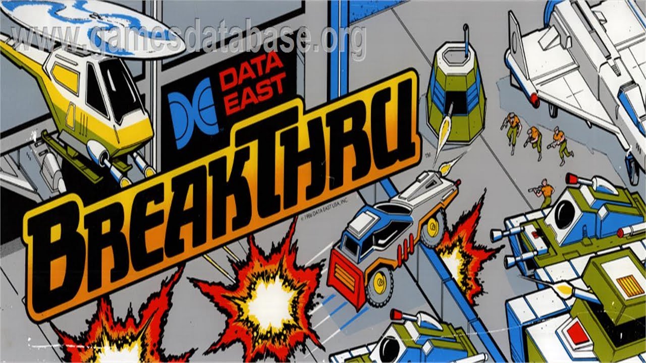 Break Thru-Arcade Playthrough - YouTube