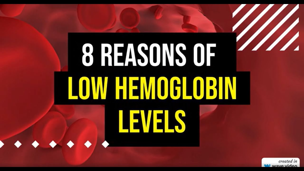 8 Reasons Of Low Hemoglobin Levels YouTube 8 Reasons Of Low Hemoglobin Levels YouTube