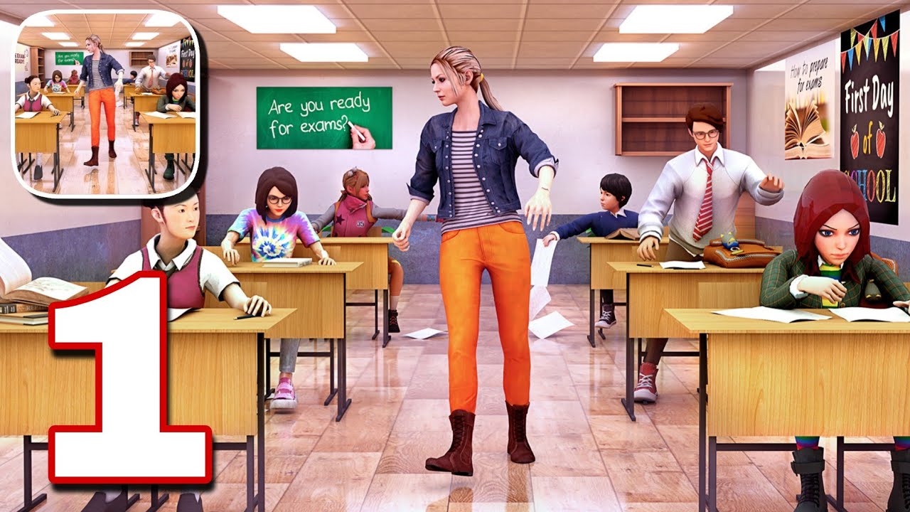 High School Teacher Simulator Gameplay Walkthrough Part 1 - YouTube