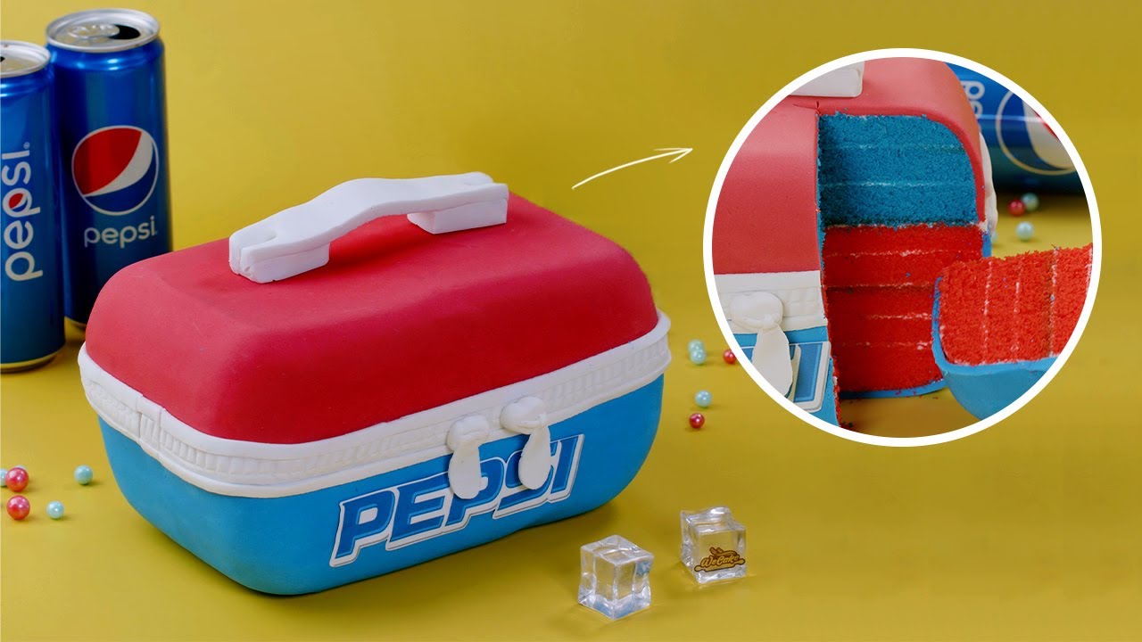 Fondant PEPSI Cake | Top Wonderful Cake for Summer 2021| WeCake - YouTube