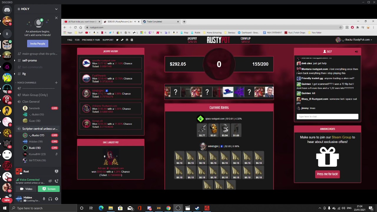 Rustypot Crazy Jackpot Win *Insane Luck* - YouTube