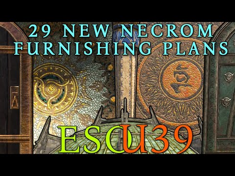 29 New Necrom Structural Furnishing Plans | Update 39 | ESO | 2023 ...
