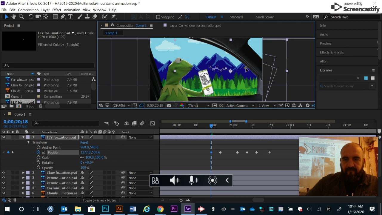 2D Position Animation in After Effects - YouTube