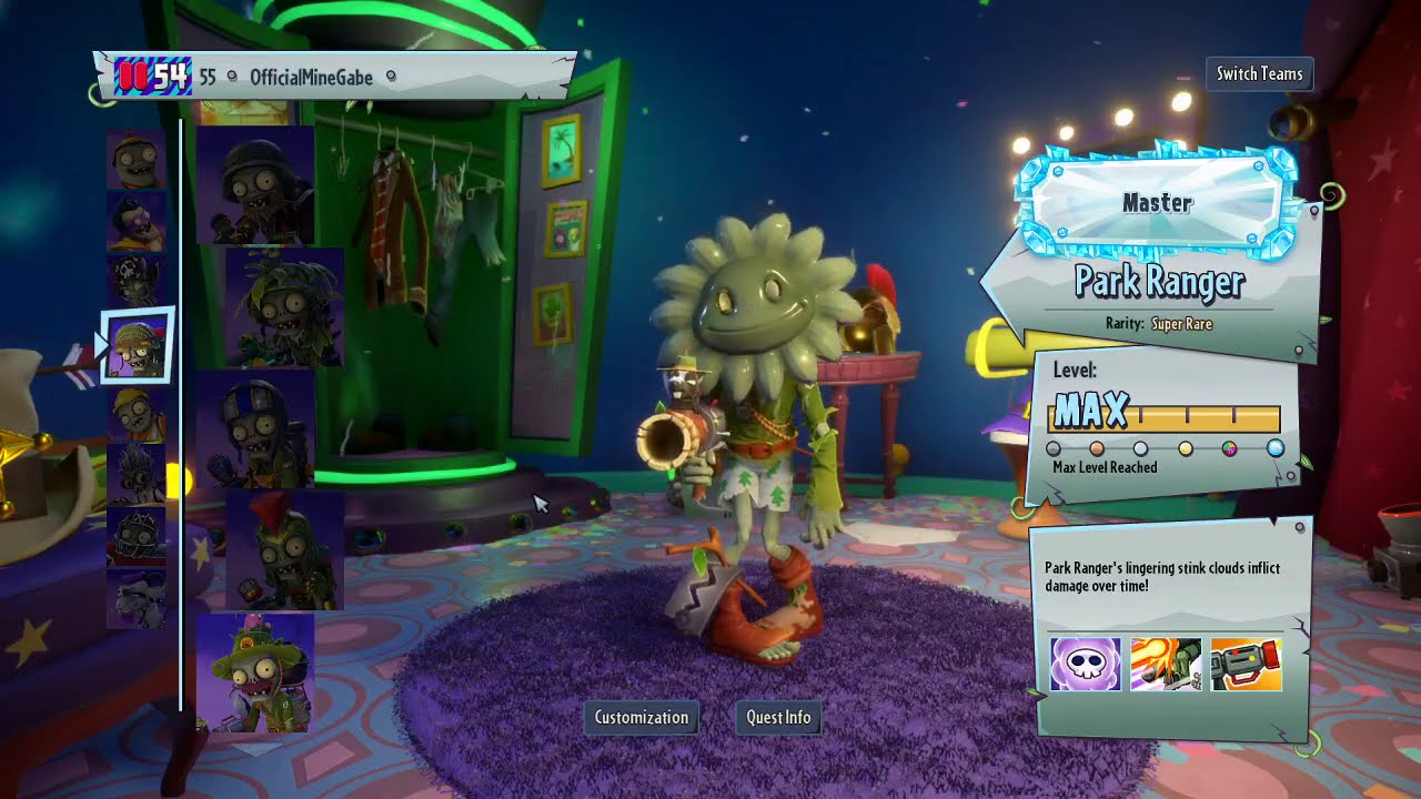 Sunflower Foot Soldier Mask Cosmetic Showcase (PVZGW2) - YouTube