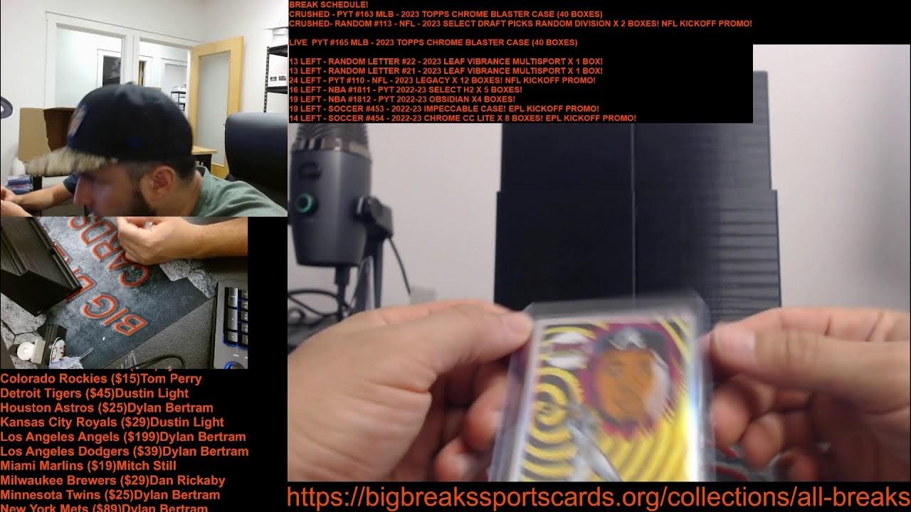 SPORTS CARD BREAKS - MLB #163! NFL #113! MLB #165! - YouTube