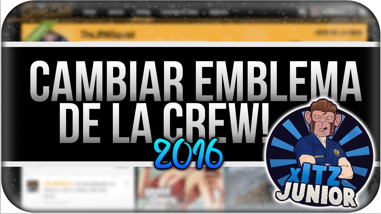 COMO PONER UN EMBLEMA PERSONALIZADO PARA TU CREW DE GTA V! | xiTzJunior ...