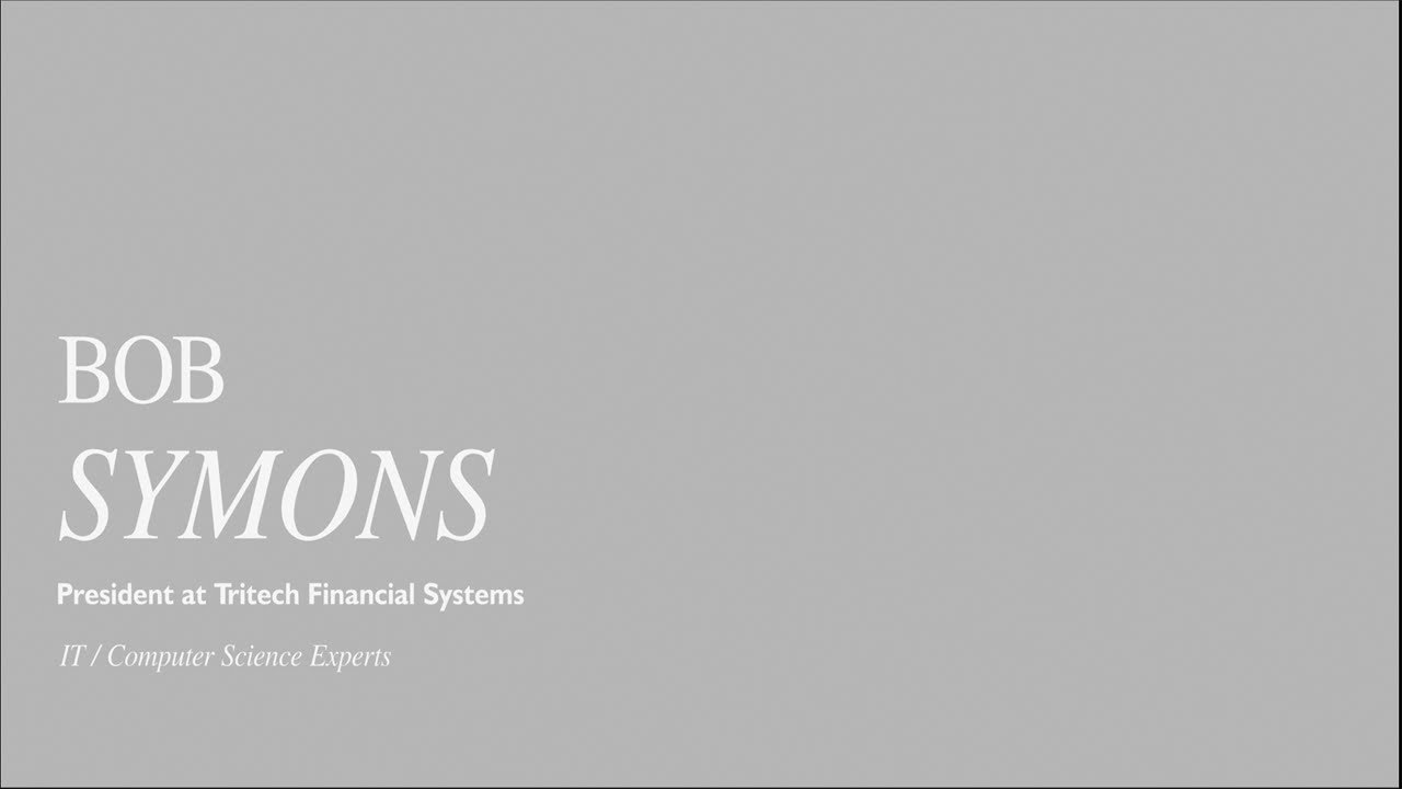 SR&ED IT Testimonial - Bob Symons, President at Tritech Financial ...