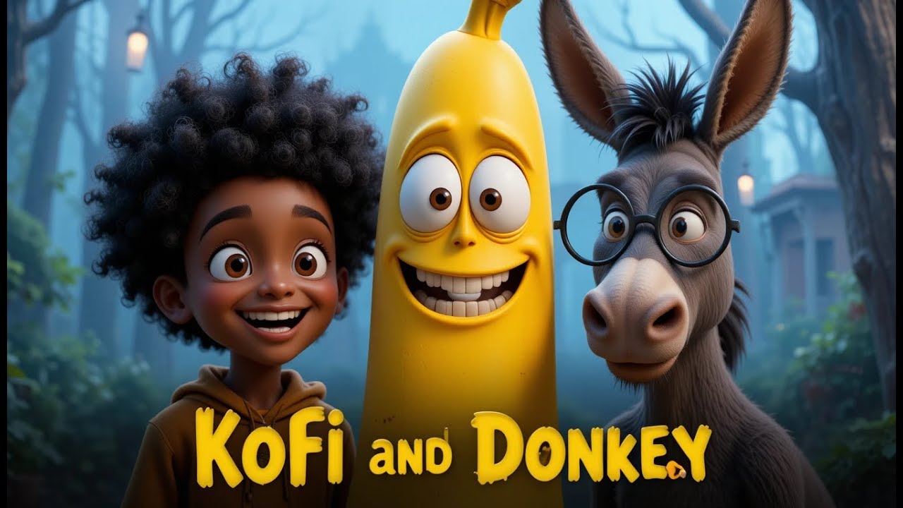 Kofi and Donkey |English Story with a Funny Donkey | English Stories ...