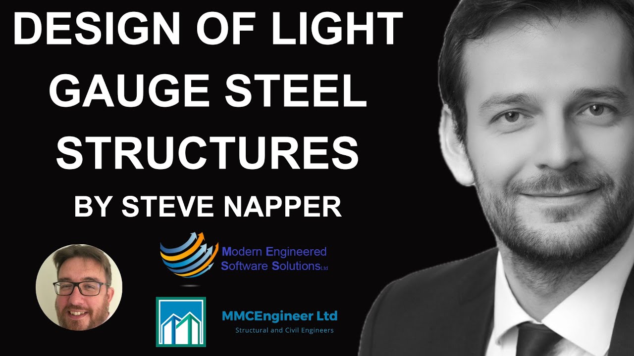 Design of Light Gauge Steel Structures | by Steve Napper - YouTube