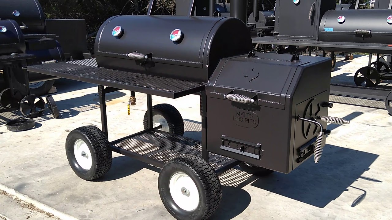 Matt's BBQ Pits LLC 16" Flat Free Mower We on 2040 - YouTube