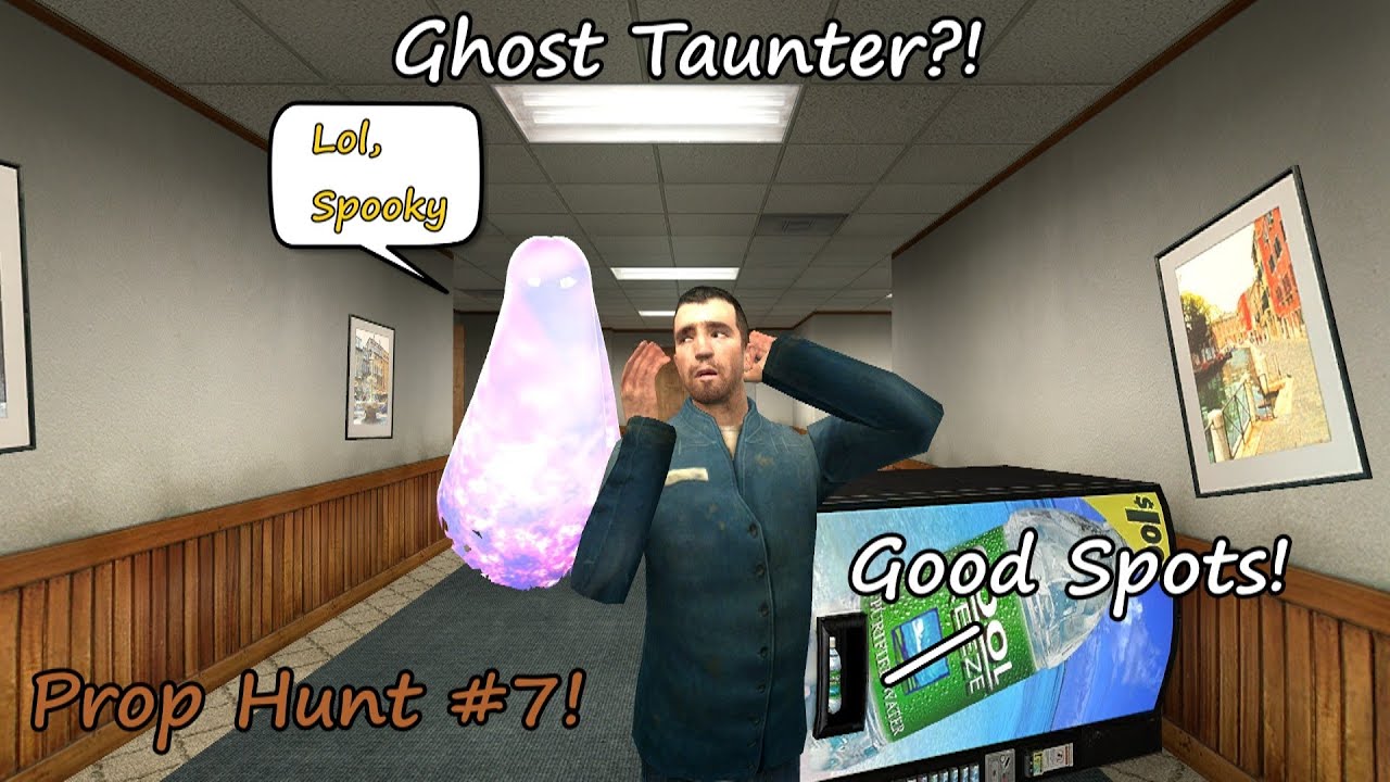 GHOSTS?! (Prop Hunt: Funny Moments!) - YouTube
