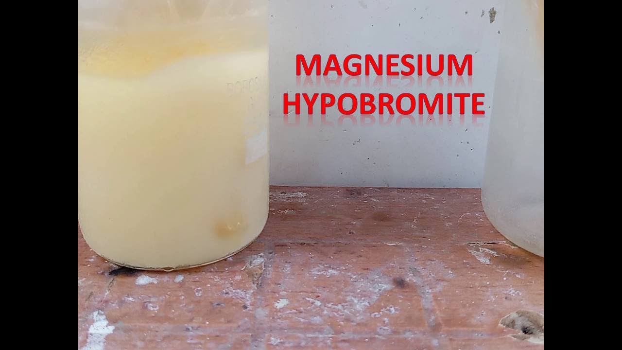 Preparation & Properties of Magnesium hypobromite - YouTube
