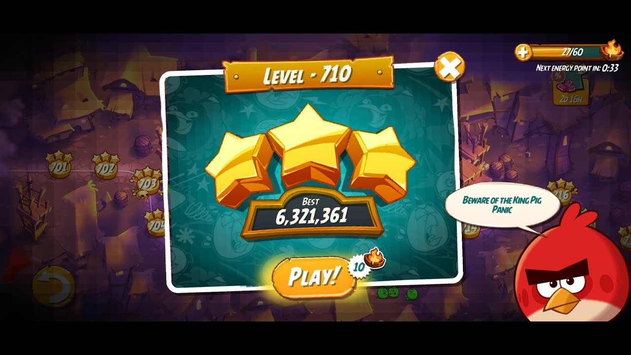 Angry Birds 2 | Rescuer | Level 710 | Hitting Fun | Angry Bird 2 Show ...