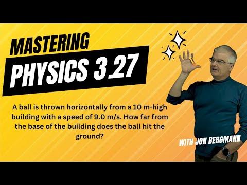 Mastering Physics Problem 3.27 - YouTube