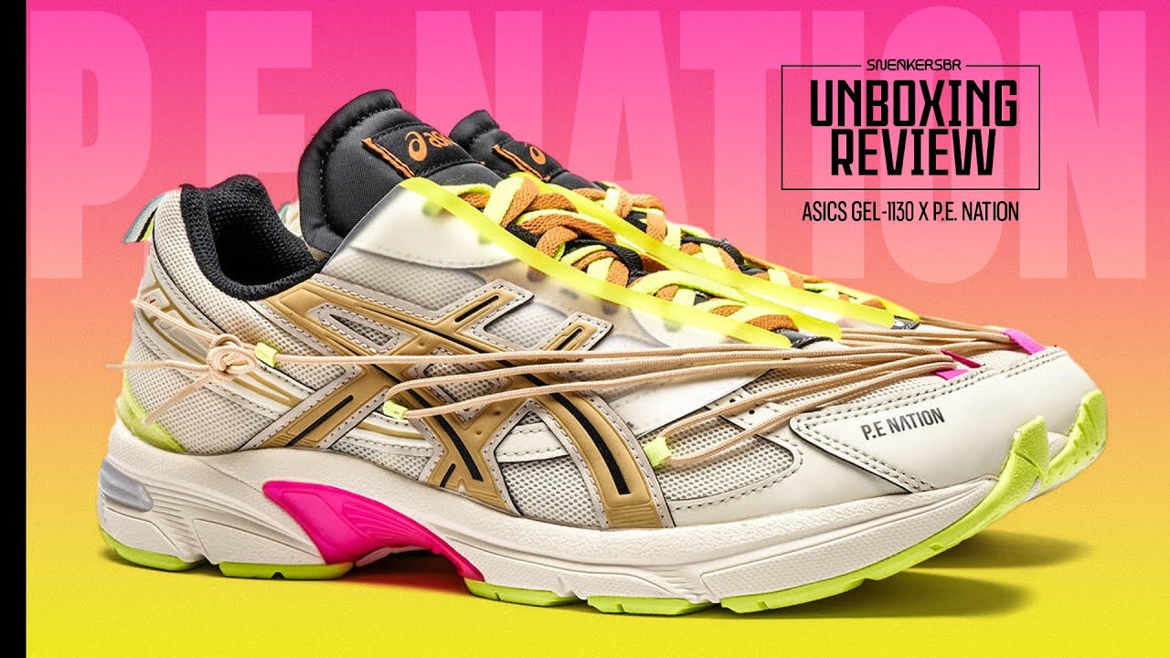 UM ASICS GEL-1130 AUSTRALIANO - UNBOXING+REVIEW ASICS GEL-1130 x P.E ...