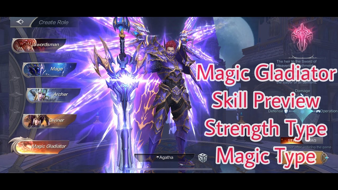 MU Origin 2 Magic Gladiator Skill Preview Build - YouTube
