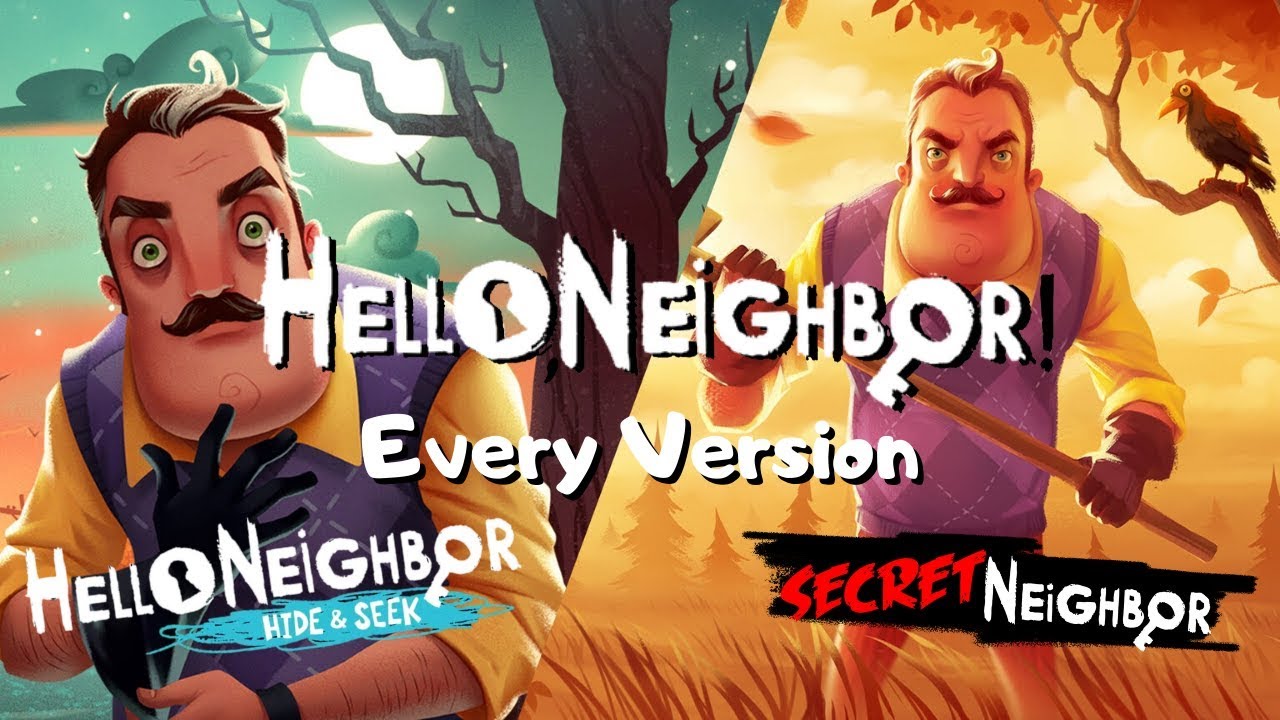 Beating Every Version of Hello Neighbor 🔴LIVE🔴 - YouTube