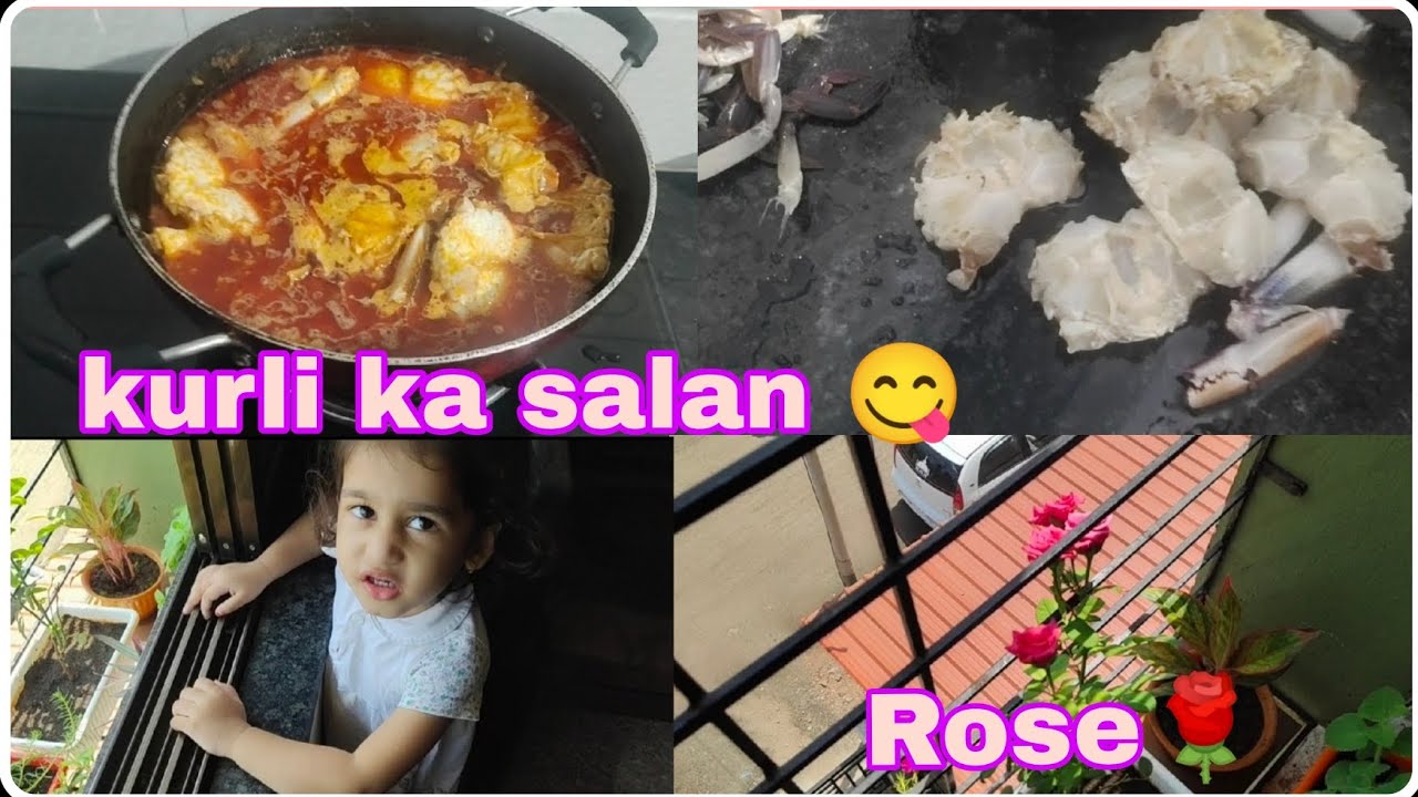 kurli ka banayi bohot tasti salan 😋🦀//@shadmazeeyanvlog - YouTube