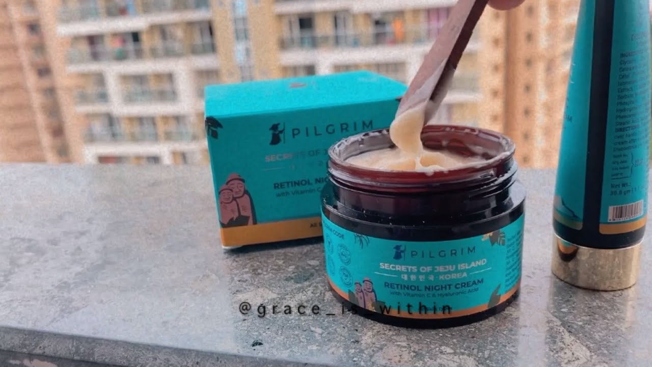 Pilgrim Retinol night cream Review | Pilgrim | Krupa Raval - YouTube