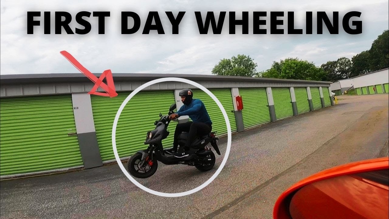50 cc MOPED VLOG ( FIRST DAY WHEELING ) - YouTube