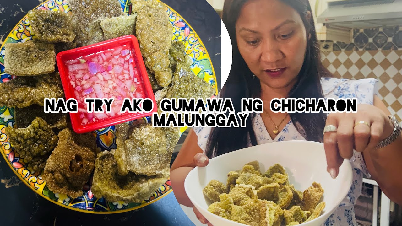 gumawa ako ng chicharon malunggay. @mamamitchvlog - YouTube