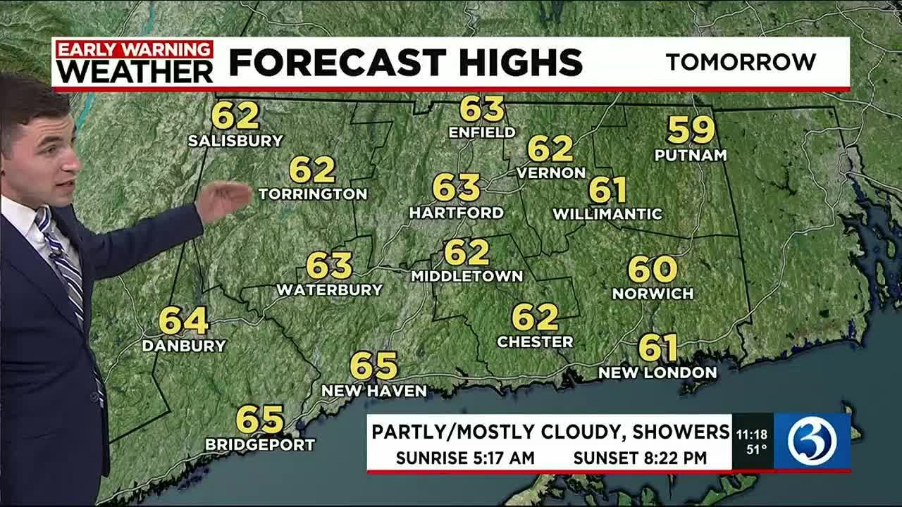 FORECAST: Cooler, cloudier weather continues for the next several days ...