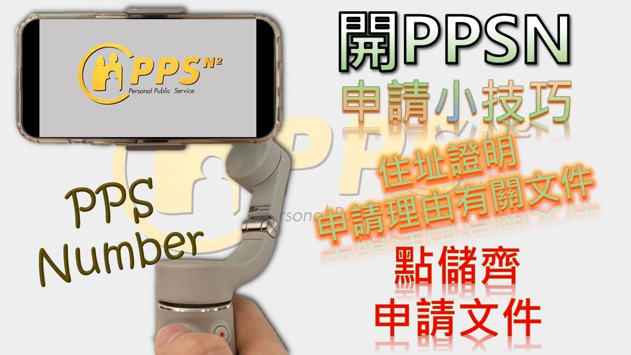 [第12集: 生活台第7篇–愛爾蘭申請PPSN] PPSN Number|成功申請|個人公共服務號碼|申請文件|真身經歷|教埋你點儲齊曬申請 ...
