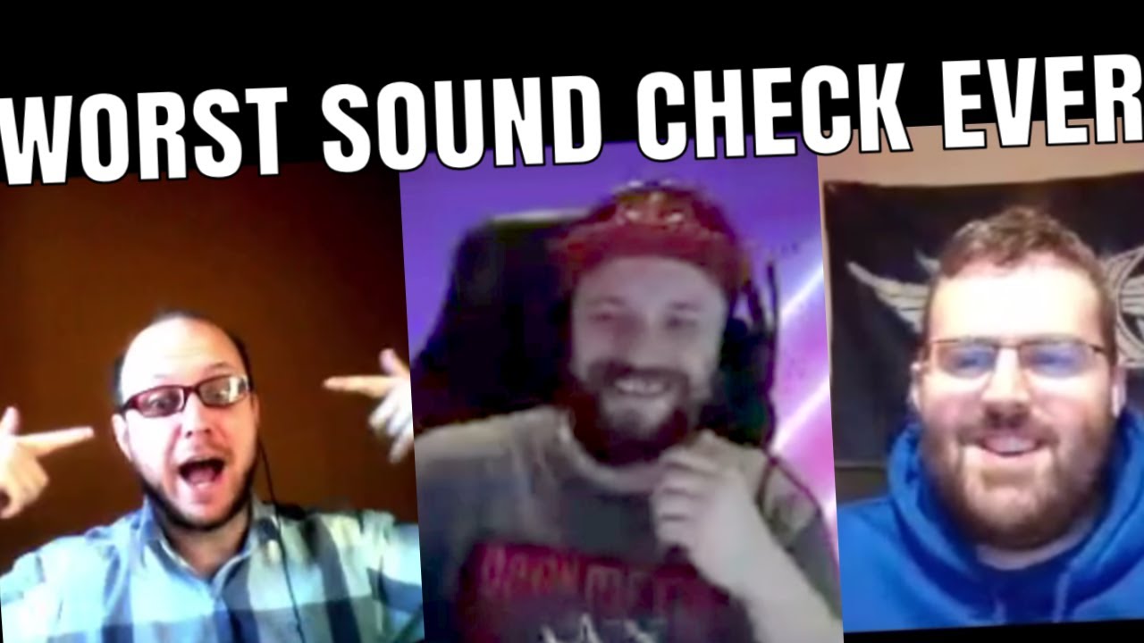 Worst Sound Check Ever - YouTube
