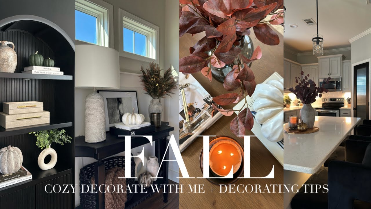 FALL DECORATE WITH ME 2024 | COZY FALL DECOR IDEAS - YouTube