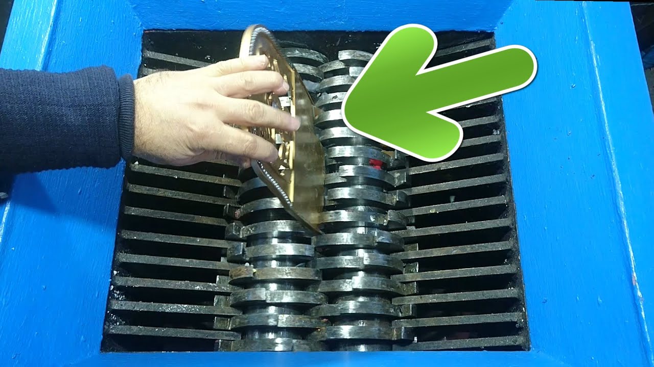 Shredder Machine! Shredding Hard and Soft Things, Relaxing, Shredding ...