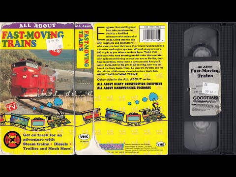 My Train Video: All About Fast-Moving Trains (1994) VHS 60fps
