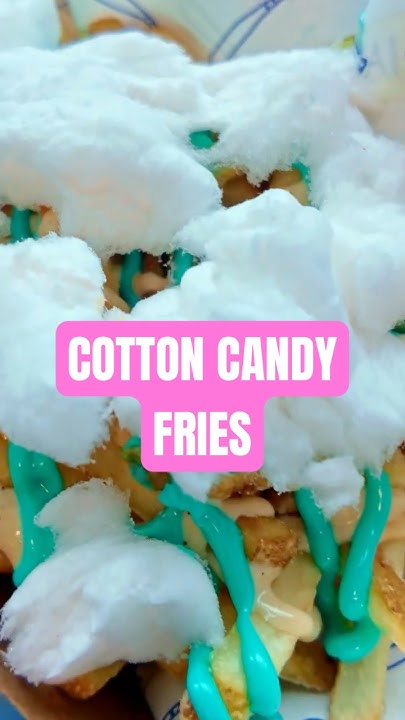 Cotton Candy FRENCH FRIES? 🤯 #shorts - YouTube