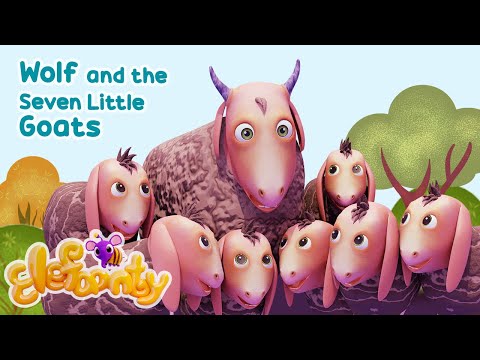 Wolf and The Seven Little Goats | Bedtime stories for kids | Cartoon animation | Elefaanty