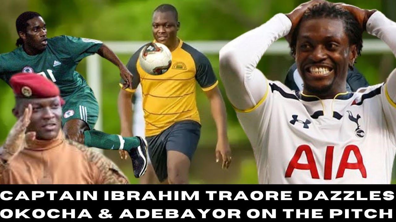 CAPTAIN IBRAHIM TRAORE DAZZLES OKOCHA & ADEBAYOR ON THE PITCH - YouTube